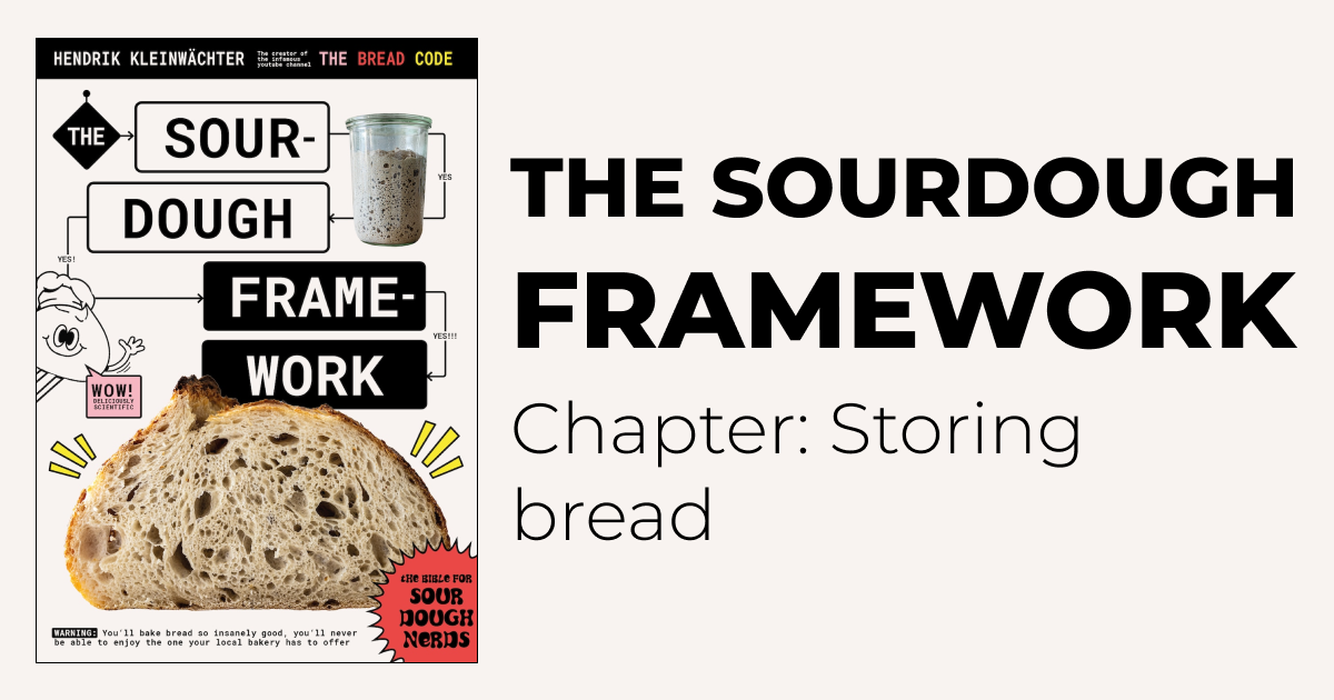 Storing bread - The Sourdough Framework